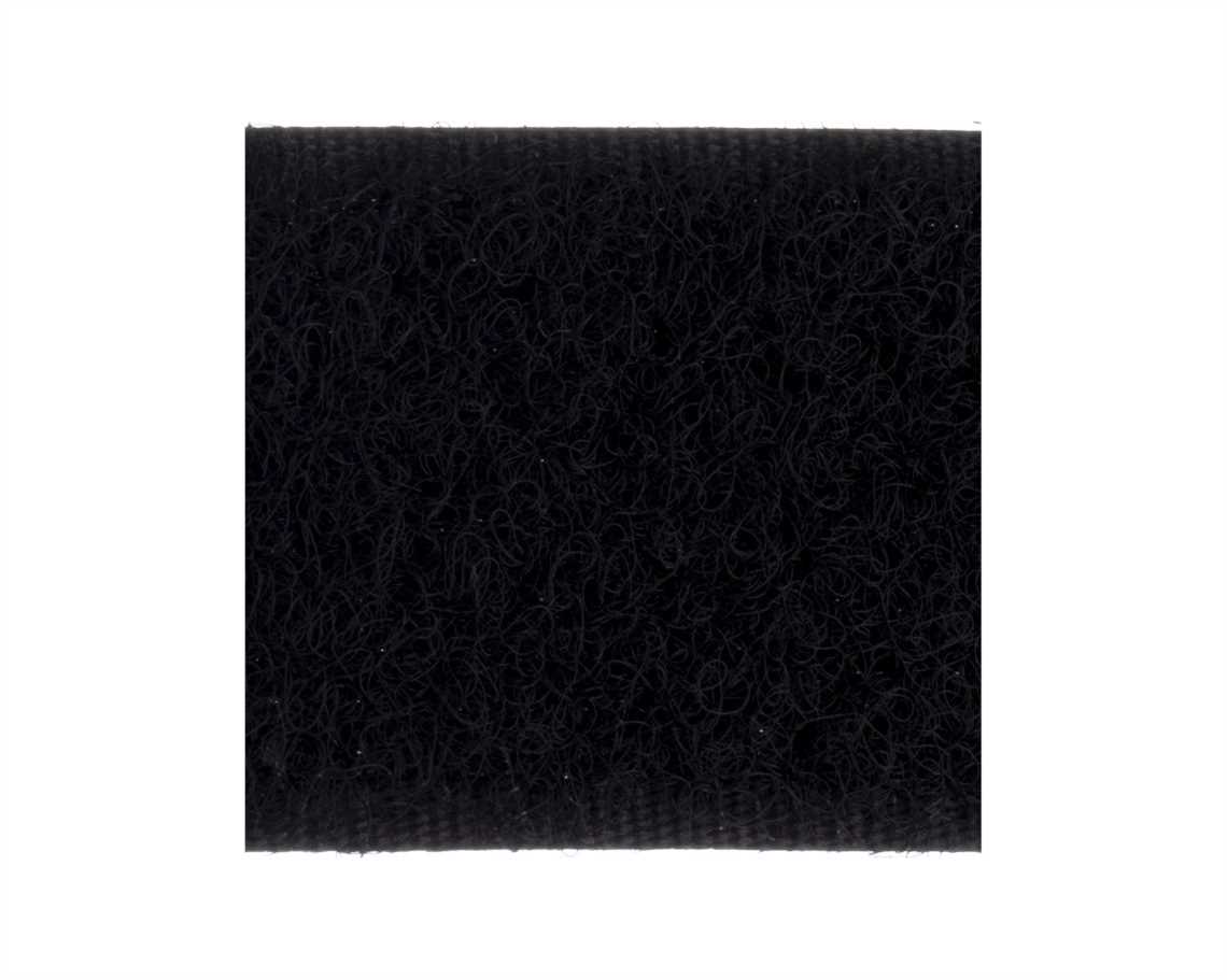 VELCRO® Brand 25MM LOOP SIDE OF SEW-ON BLACK