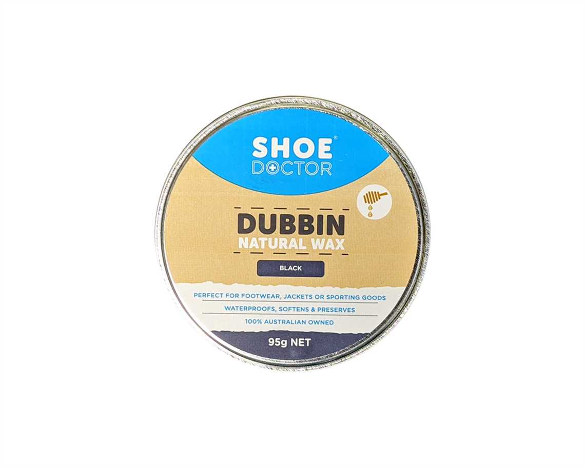 SHOE DOCTOR DUBBIN BLACK 95g TIN