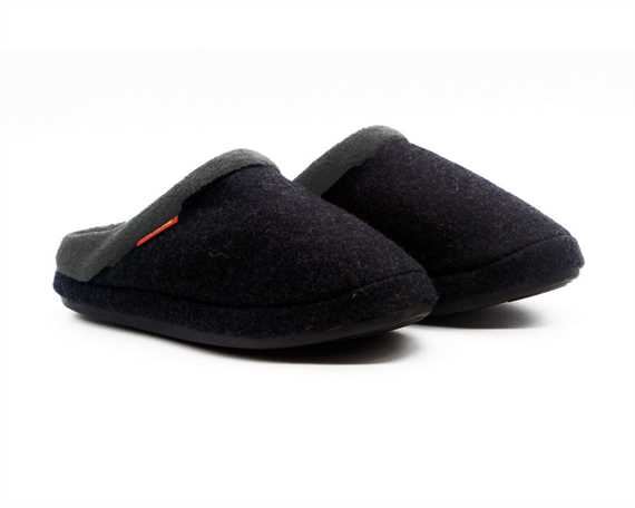 Archline Slippers Slip On Size EURO 42 Charcoal Marl