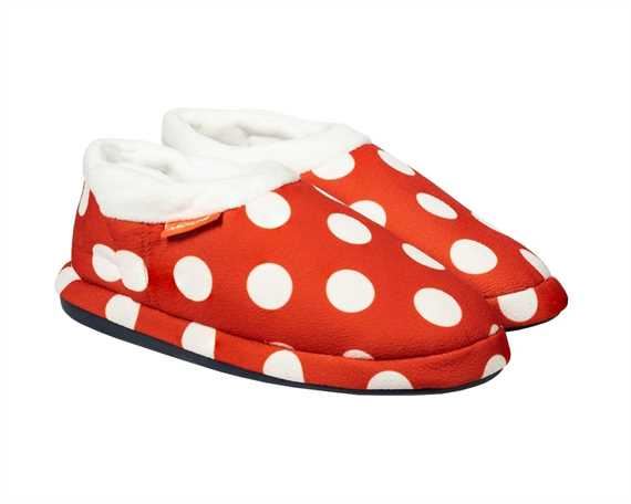 Archline 501-38 Slippers Closed Size EURO 38 Red Polkadot