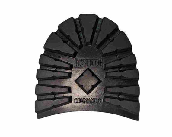 LUG COMMANDO DEEP RUBBER HEELS 3 3/4" BLACK